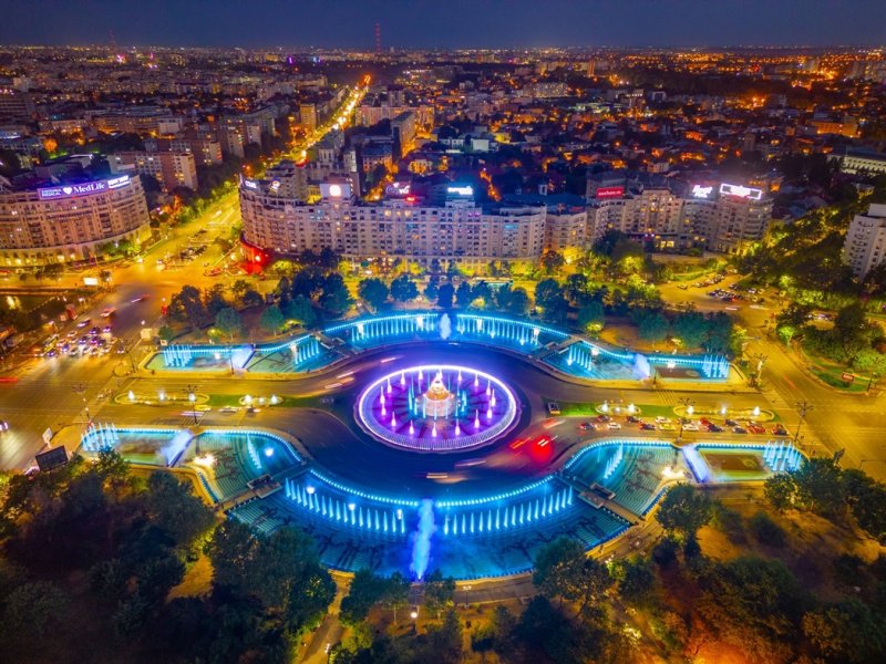 Urban Fountains at Unirii - Bucharest - Discover this place in Bucharest